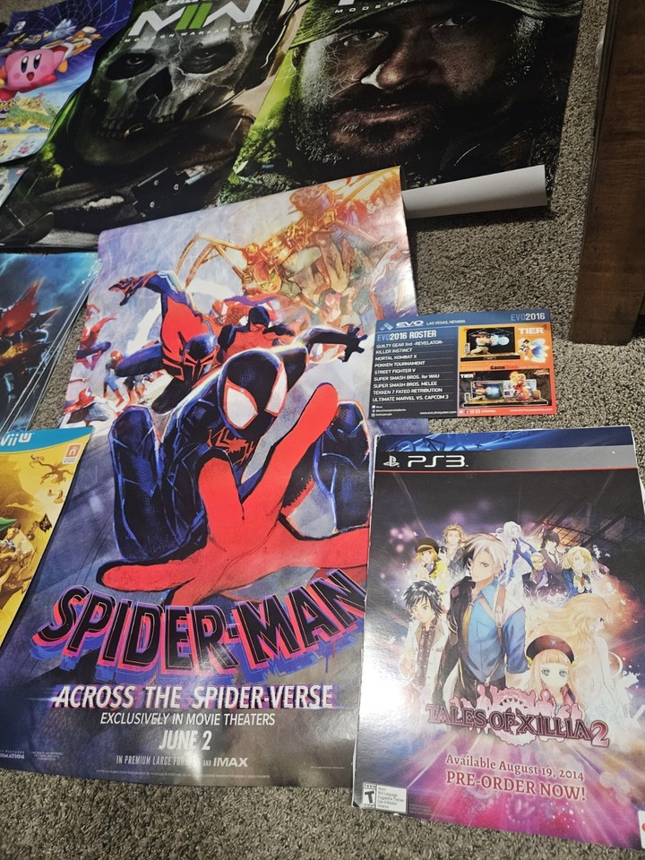 video game poster lot USED | eBay