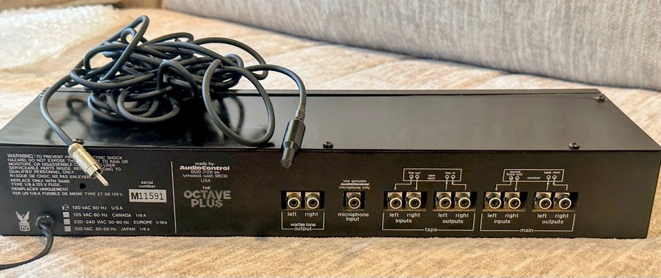 AudioSource Octave Plus Graphic Equalizer with Spectrum Analyzer | eBay