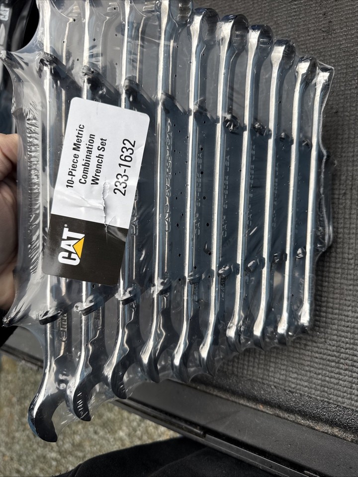 Caterpillar Cat Tools USA 10pc Metric Combination Wrench Set By Snapon ...