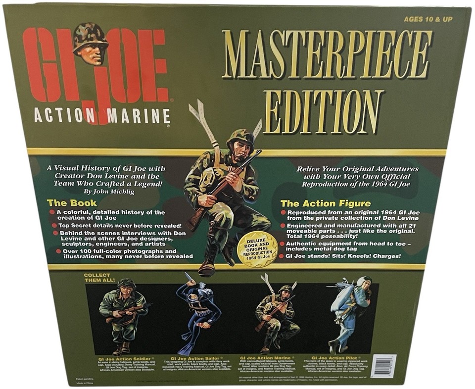 GI Joe Masterpiece Edition Action Marine Vol III 1964 Repro W/Box | eBay
