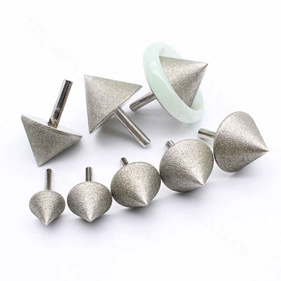20mm - 60mm Conical Diamond Grinding Cutting Carving Bit For Dremel ...