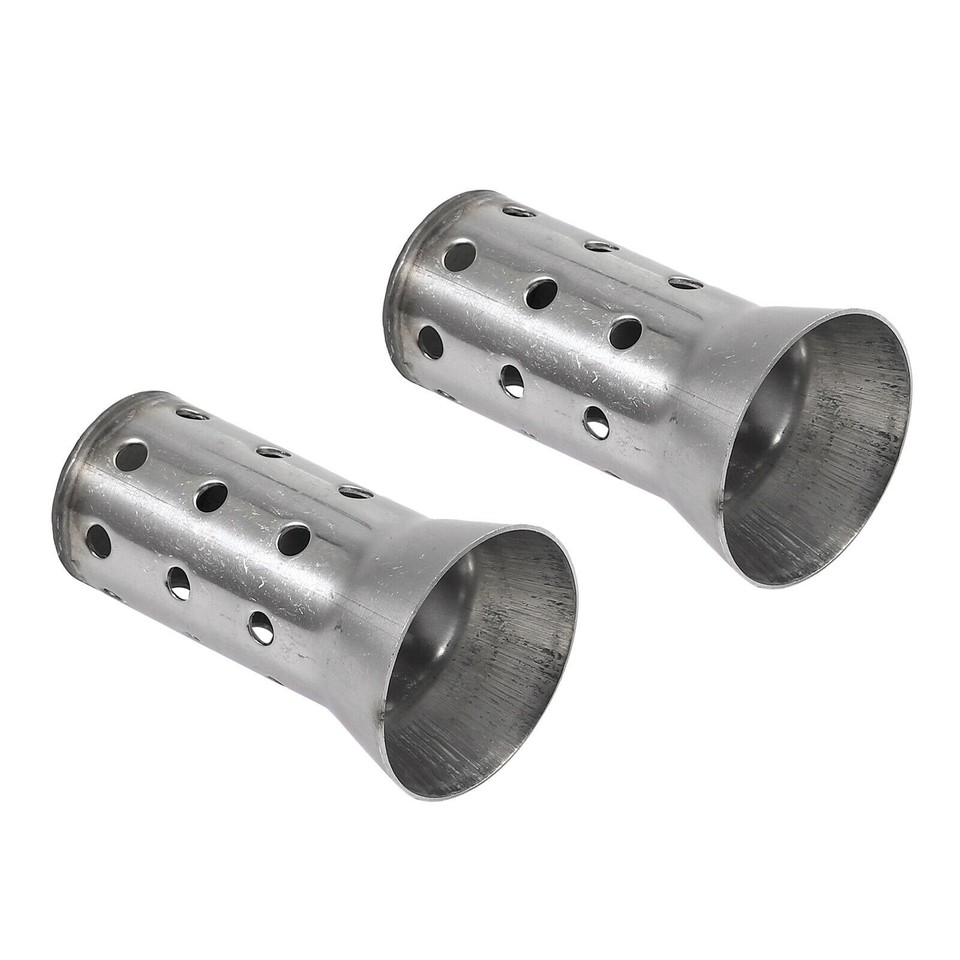 2X Motorcycle 51mm Exhaust Pipe Muffler Insert Baffle DB Killer ...