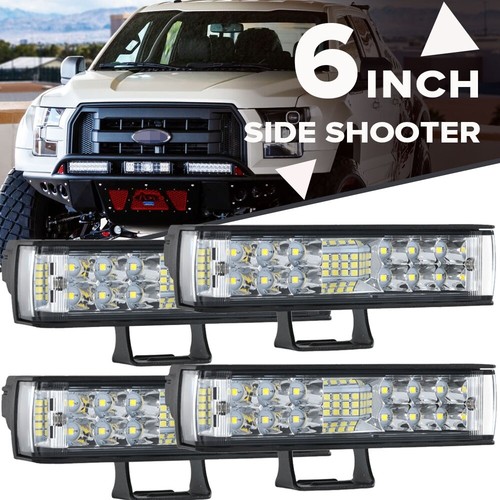 4x 6" LED Work Lights Pods for Caterpillar Skid Steers Excavator ...