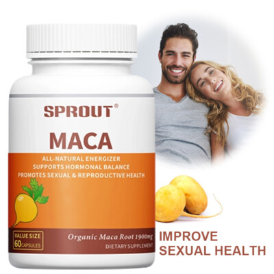 Organic Maca Root Capsules Vegan Capsules Black, Red, Yellow Maca ...