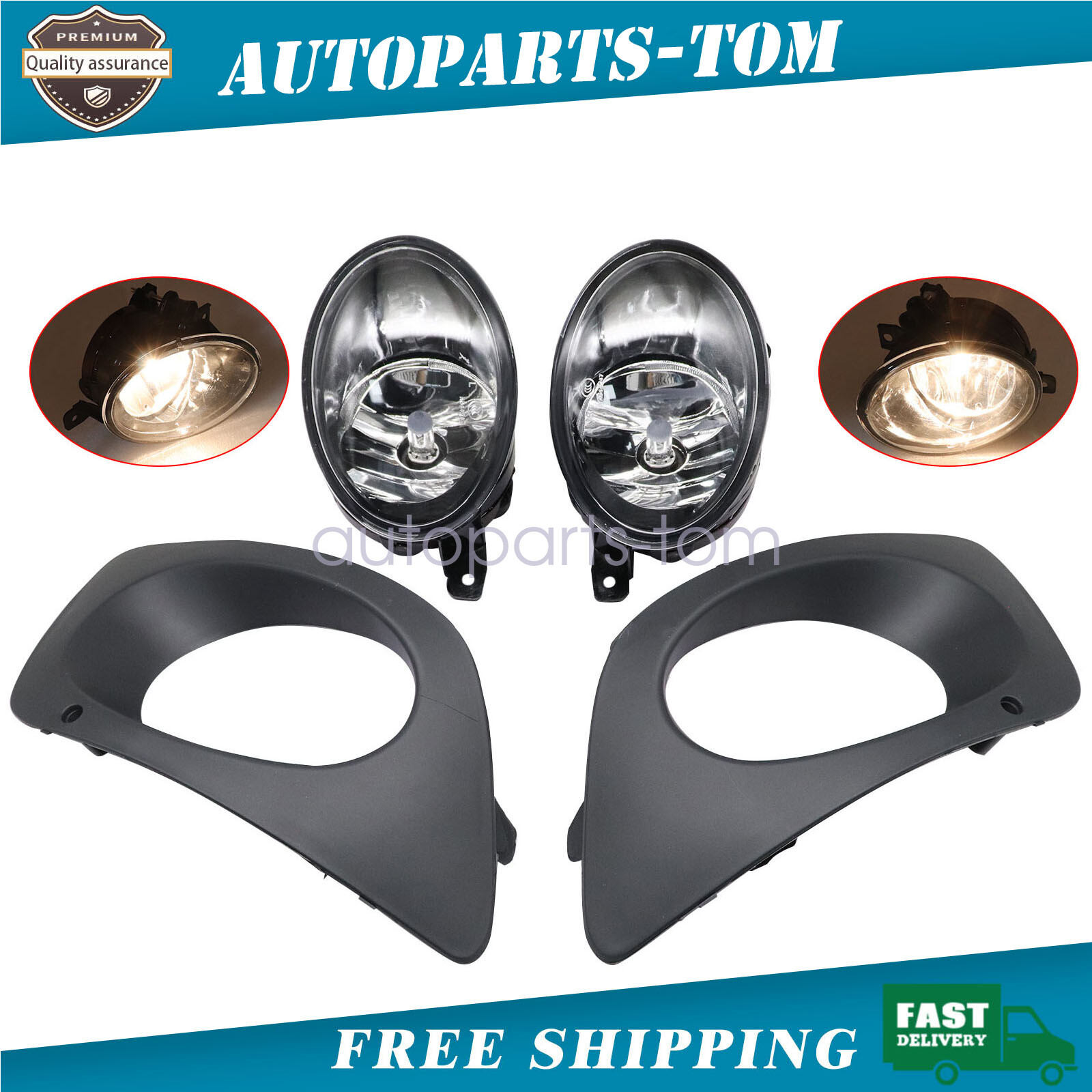 1 Set Front Fog Light Fit Mercedes Benz Sprinter W906 9068203861 ...
