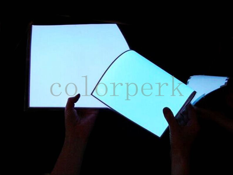 New Electroluminescent A4 EL Panel White /Aqua /Blue /Red Glow Paper ...