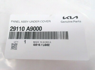 Genuine OEM Kia 29110 A9000 Engine Under Cover Shield Panel 2015-2020 ...