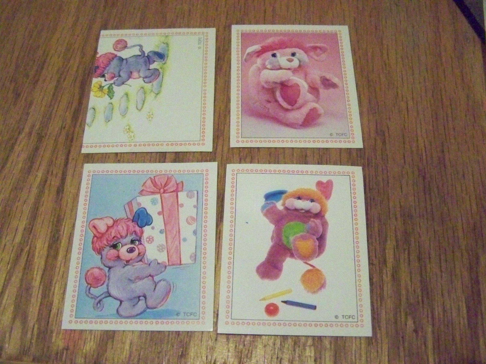 POPPLES PANINI STICKERS 1987 4 STICKER LOT # 20 - B | eBay