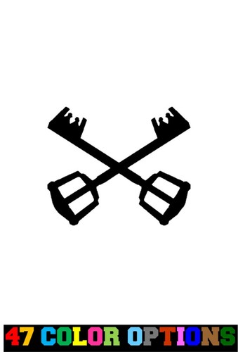 Vinyl Decal Truck Car Sticker Laptop - Kingdom Hearts Crossed Keyblade ...