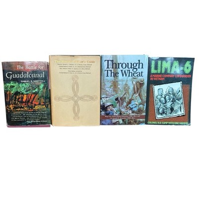 USMC History Book Lot WWII WWI Vietnam Marine Officer Guide Guadalcanal ...