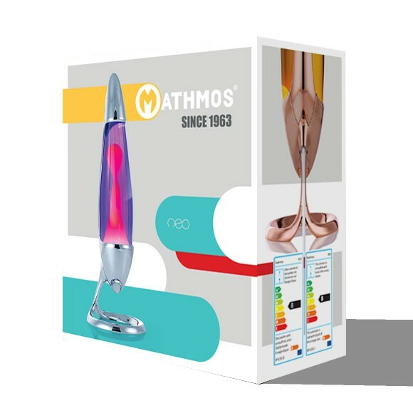 Mathmos Neo Lava Lamp - silver - yellow/orange | eBay