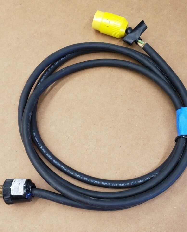 Carol 14/3 - 600V Black Power Cable Extension With Male and Female 15A ...