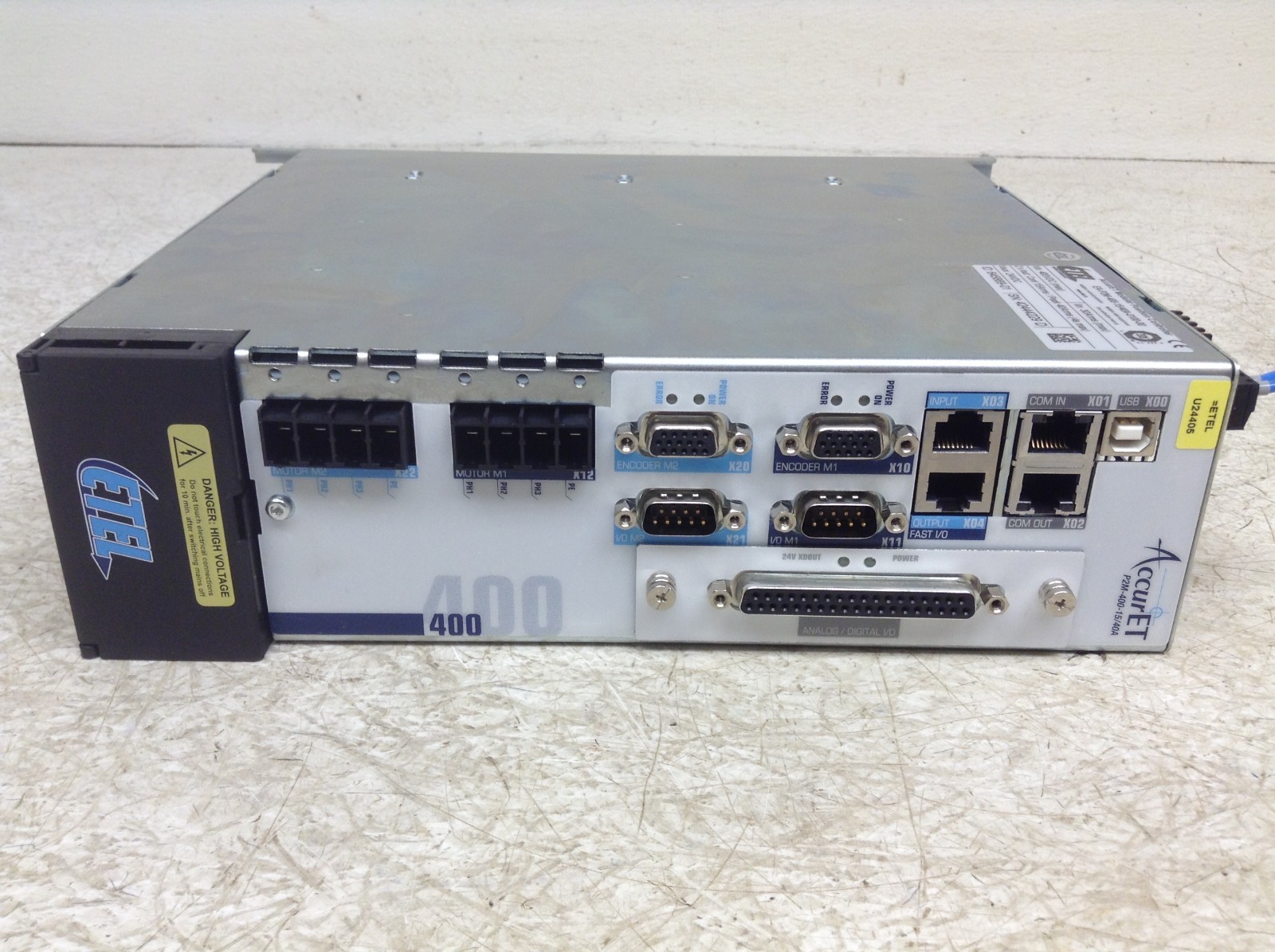 Etel EA-P2M-400-15/40A-0100-00 AccurET Modular Position Controller EA ...
