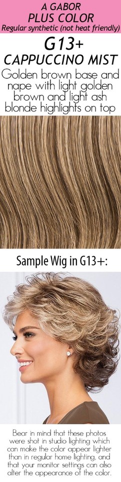 CHEER Wig by GABOR, ALL COLORS, Short Wig, Personal Fit Cap, NEW! | eBay