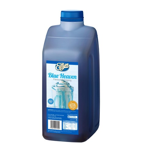 BLUE HEAVEN EDLYN FLAVOUR TOPPING SYRUP 1.5L Thick Shake Milkshakes ...