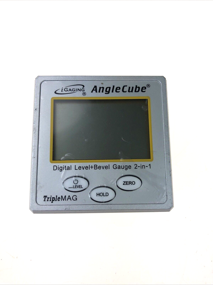 iGaging Angle Cube Digital Magnetic Protractor Gauge Level Table Saw w ...