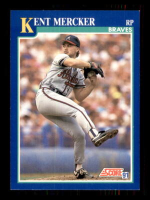 1991 Baseball Score Kent Mercker Atlanta Braves #79 | eBay