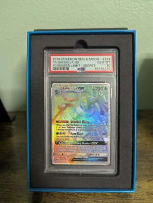 2018 Pokemon Sun & Moon Forbidden Light #133 Fa/Greninja Gx PSA 10 | eBay
