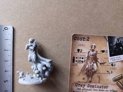 GREY ALIEN DOMINATOR MINIATURE+ENG CARD /CHRONICLE X/ARCHON M190 | eBay