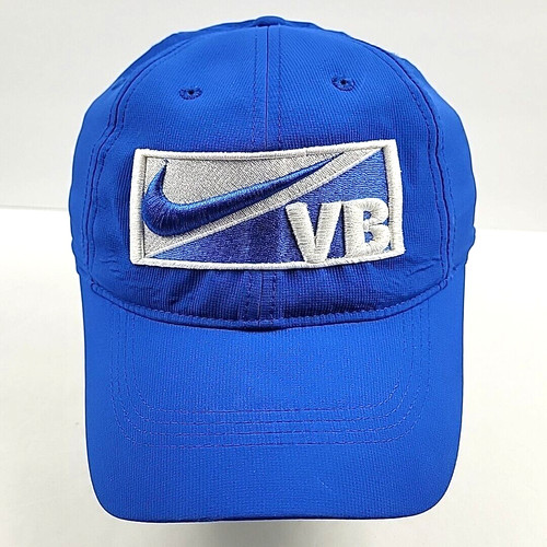 NIKE VB Blue Hat Adjustable Golf Volleyball Adult OSF… - Gem