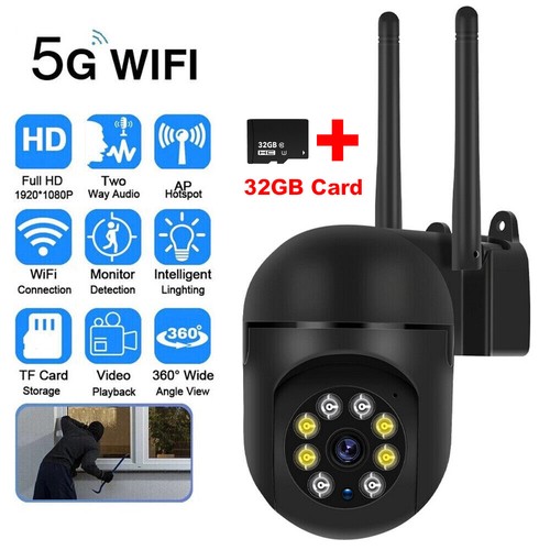Yi Lot Wireless 5G WiFi Security Camera System Smart Outdoor Night ...