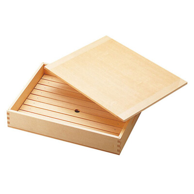 Yamako Neta Box With Eye Plate and Acrylic Lid Sushi 34.5x27.5xH7.7cm ...