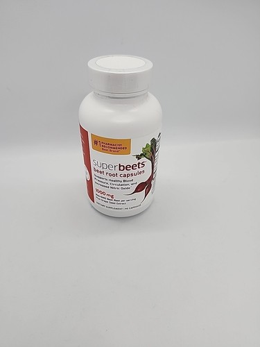 HumanN SuperBeets Beet Root Capsules Quick Release 1000mg - Supports ...
