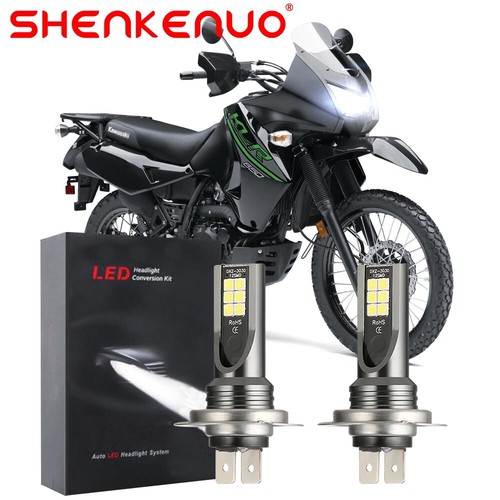 For Kawasaki KLR650 LED Bulbs 2008 2009 2010 2011 2012-2018 Headlight ...