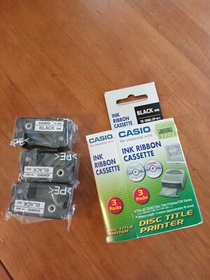 Casio Ink Ribbon Cassette TR-188-3P-w-i Black Ink 3-Pack NEW | eBay