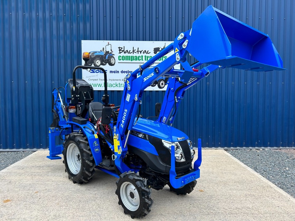 NEW SOLIS 20 4WD COMPACT TRACTOR, LOADER, BACKHOE MINI DIGGER (JCB ...