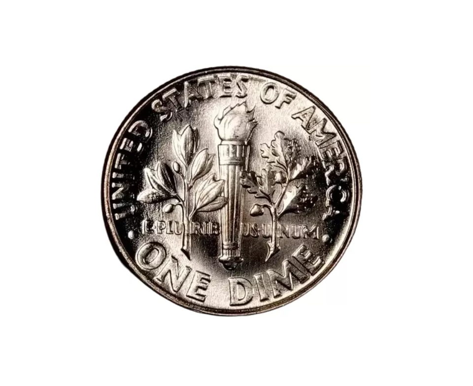 1949 Roosevelt Dime ~ Gem BU (Full Torch - FT) ~ Key Date ~~ 90% Silver ...