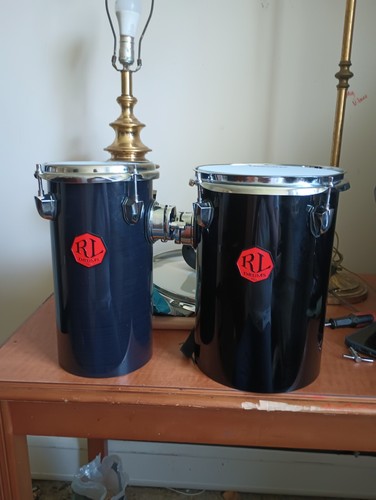 New RL Drums Black Gloss Acrylic Octobans Sizes 6x12 and 8x12 | eBay