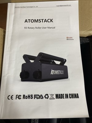 ATOMSTACK R3 Laser Engraver Rotary Roller Laser Engraver Y-axis 360° -8 Angle | eBay