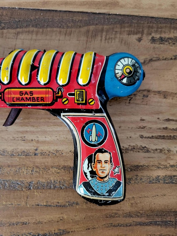 1950s Marx Tom Corbett Official Space Cadet Pistol Gun Tin Toy Very ...