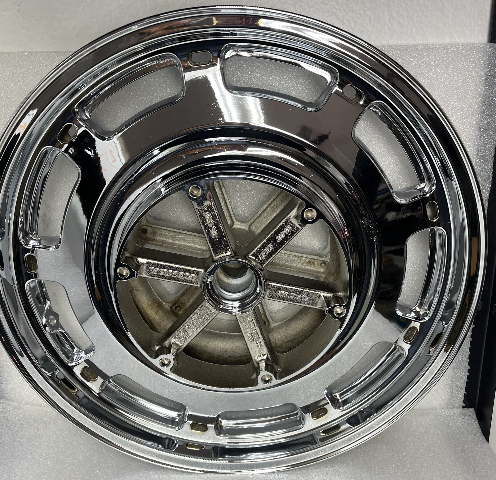 HONDA GOLDWING FRONT WHEEL 1988 -2000 GL1500 CHROME 44650-MW5-305 OEM ...