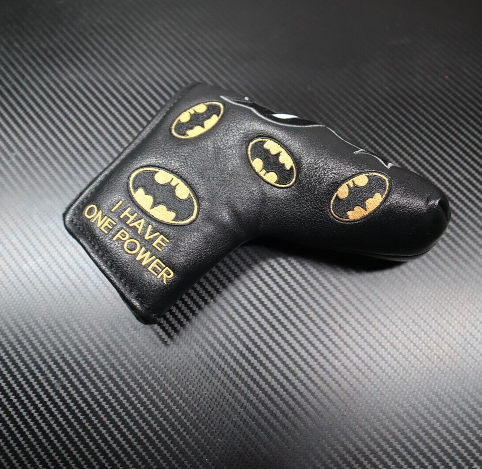SCGOLF MAGNETIC BATMAN Putter Cover Blade Head Cover with Free shipping ...