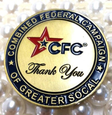 Combined Federal Campaign CFC 2016 "Thank You" Challenge Coin - 1.75 ...
