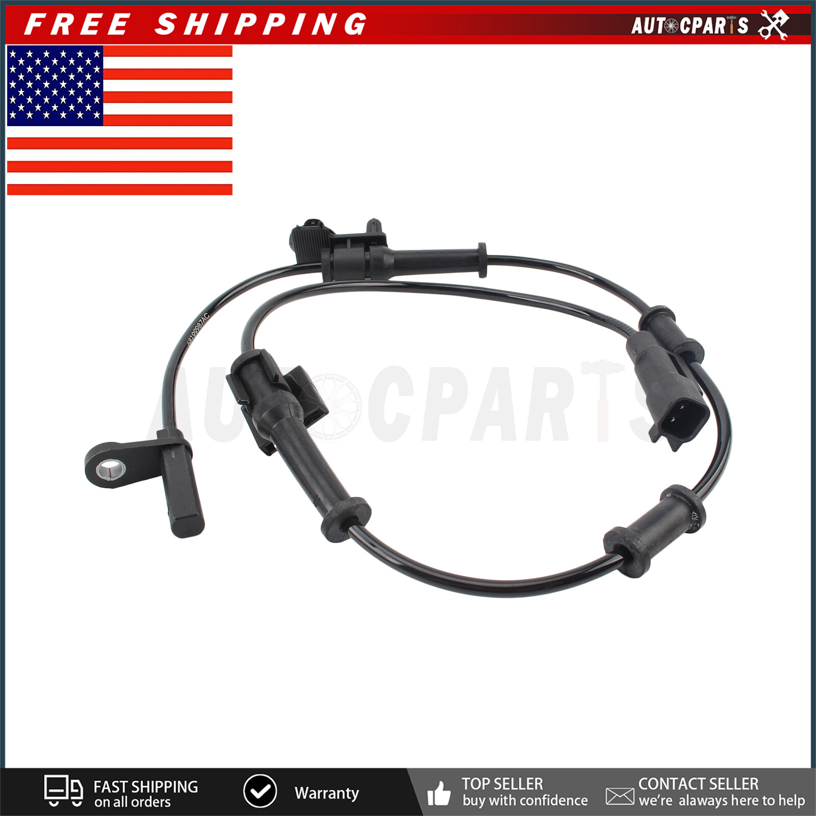 New Front ABS Wheel Speed Sensor Fits Dodge Charger Challenger 300 ...