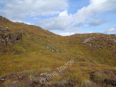 Photo 12x8 Re-entrant east of Allt na h-Airighe near Applecross Loch ...
