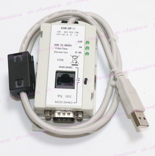 SLC5/02 SLC500 USB 1747-UIC PLC Cable USB to DH-485 RS485 USB-1747-UIC ...