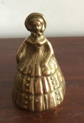 Lovely Brass Bell In Form Of Lady | eBay