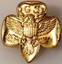 RARE Vintage 40's Gold Girl Scout Pin Stamped Collectable Eagle | eBay