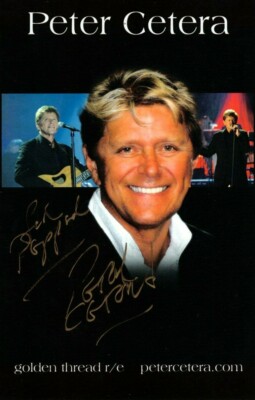 PETER CETERA Autographed Signed 5x8 Photograph - To Pepper | eBay