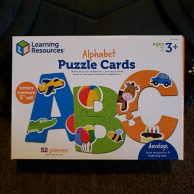Learning Resources Alphabet Puzzle Cards (LER8590) | eBay