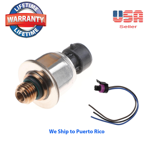 ICP Injection Pressure Sensor & Connector Fit Navistar 7.6L Maxxforce ...