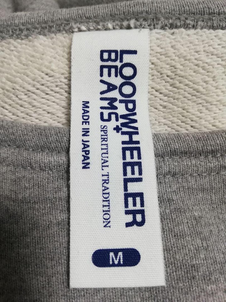 Loopwheeler x BEAMS PLUS Sweatshirt Gray Size M Used From Japan | eBay