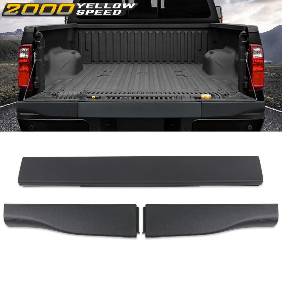 Fit For 2008-2016 Ford Super Duty F250 F350 Flex Step Tailgate Trim Cap ...