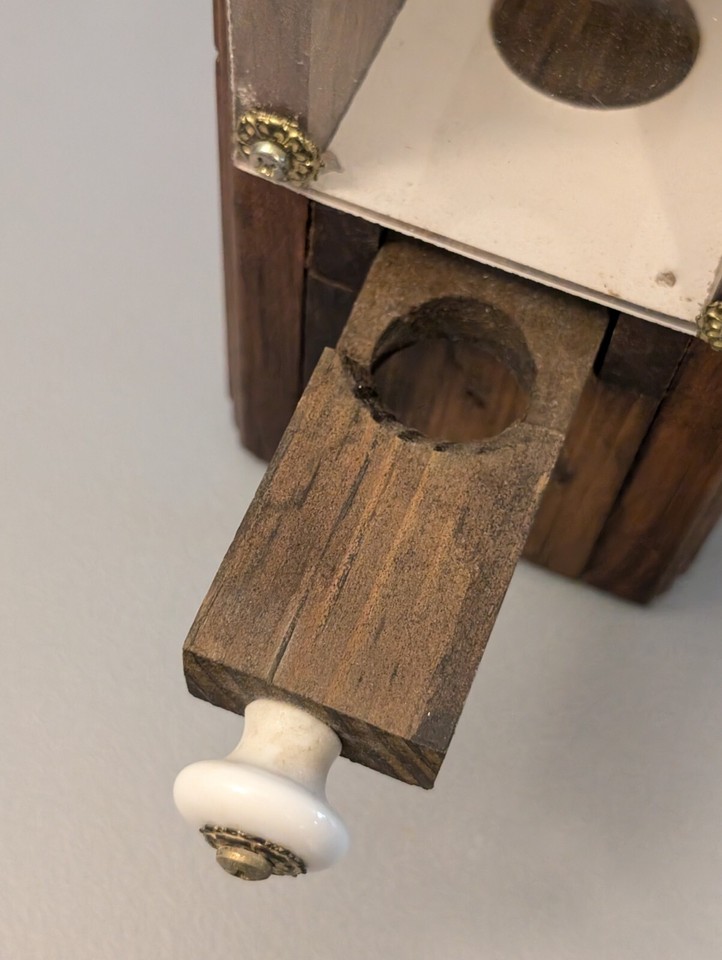 Vintage Wooden Vending Machine - Table Top "Great Amazing" Dispenser ...