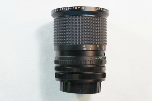 JCPenney Multi-Coated Optics Lens 28-80mm f/3.5-4.5 One Touch Macro ...