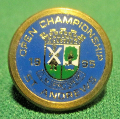 vtg - 1995 BRITISH OPEN - Golf Ball Marker - St. Andrews Links - John ...
